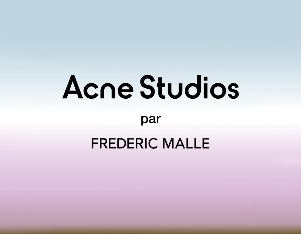 Acne Studios – Acne Studios par Frédéric Malle