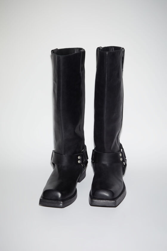 Acne Studios - Leather boots - 黑色