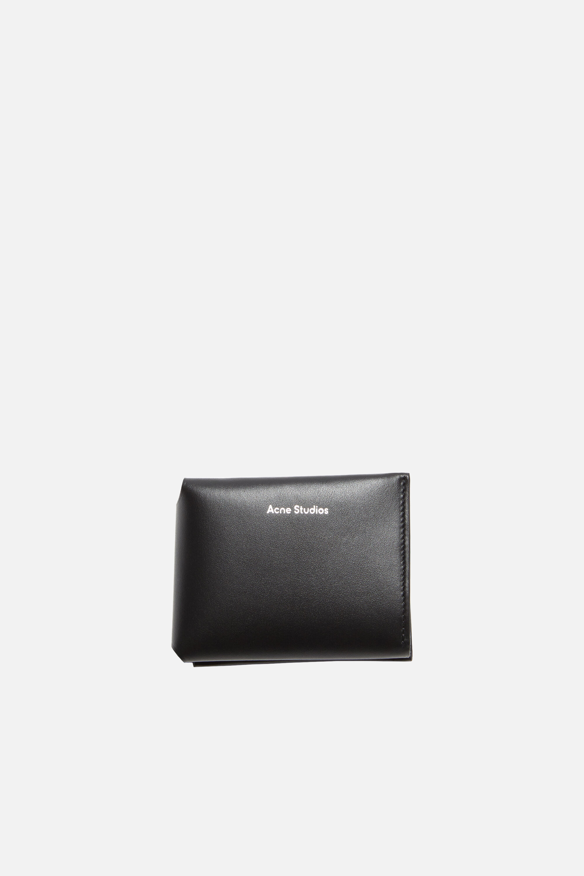 Acne Studios - Leather trifold wallet - Black