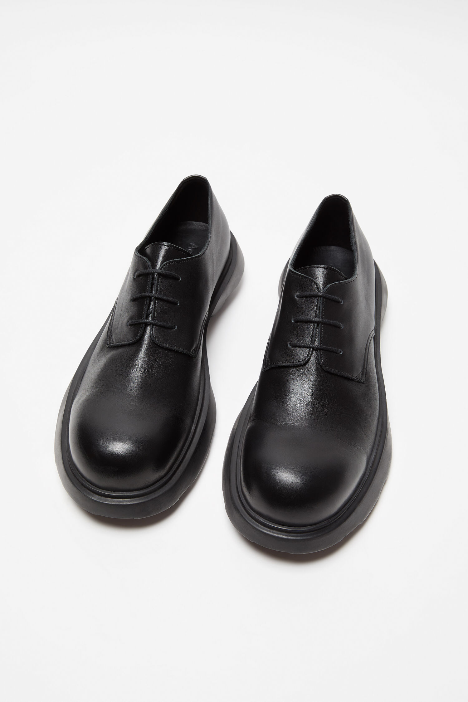 Acne Studios - Leather lace-up shoes - Black
