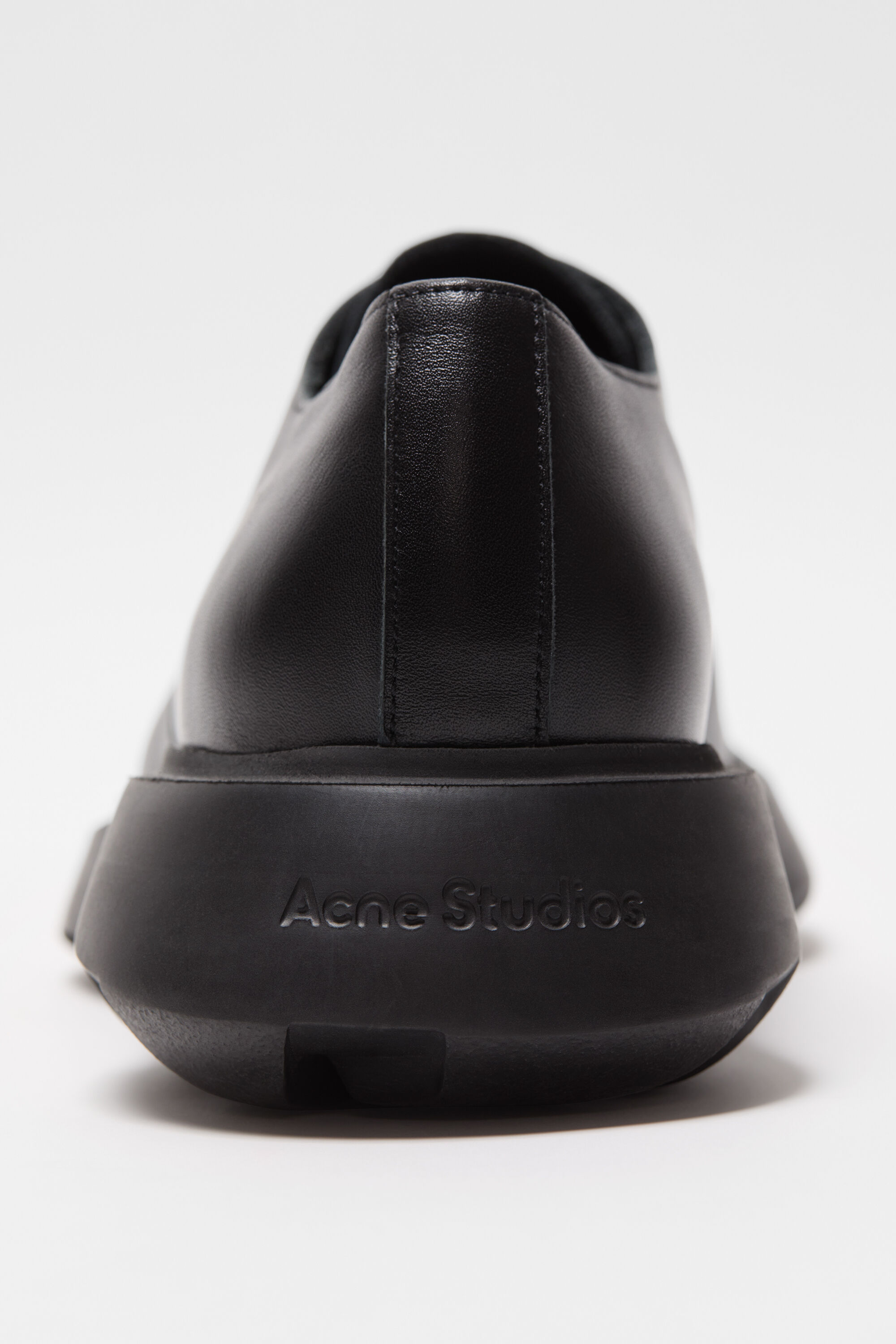 Acne Studios - Leather lace-up shoes - Black