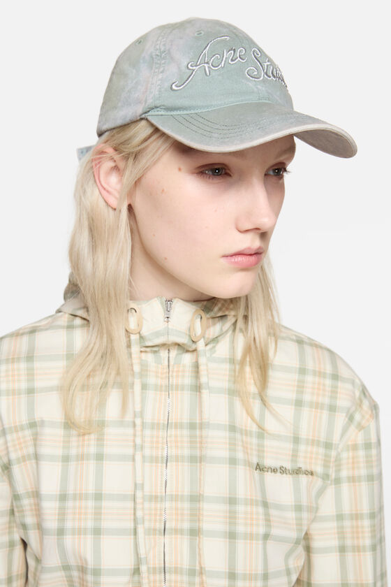 Acne Studios - Embroidered logo cap - Fog grey