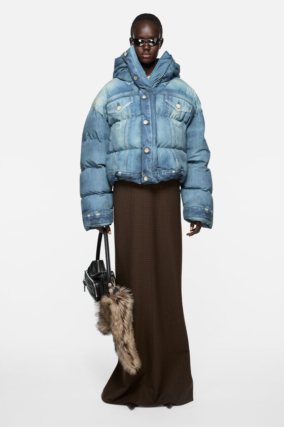 Acne Studios - Oversized puffer down jacket - Denim blue