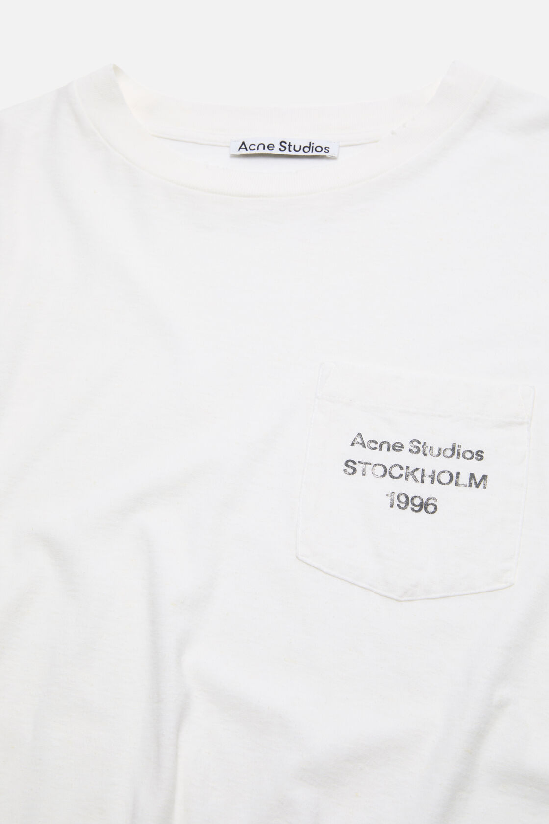 Acne Studios - Maglietta con logo - Vestibilità rilassata - Bianco ottico
