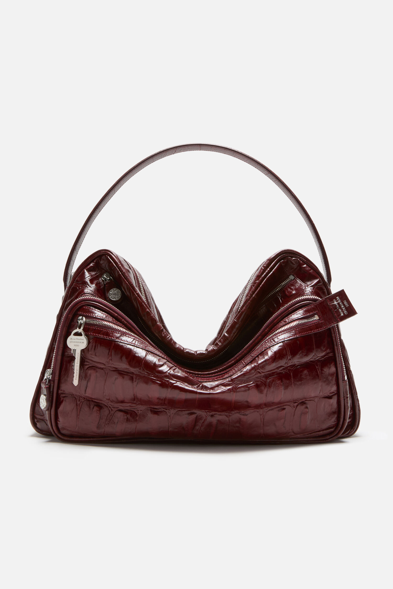 Acne Studios - Camero Camera shoulder bag - Burgundy