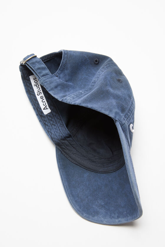 Acne Studios - Embroidered logo cap - Deep blue