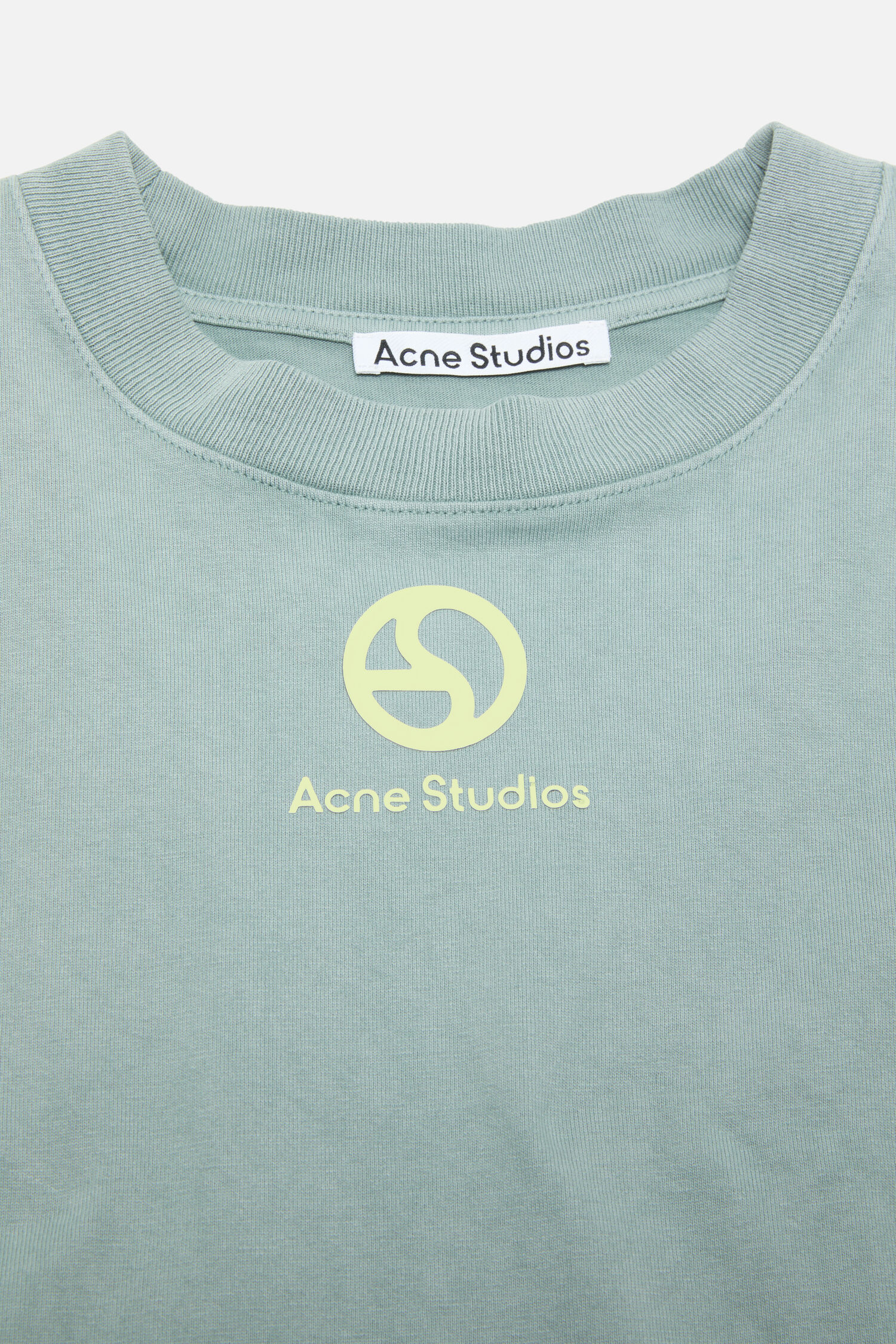 Acne Studios - Logo t-shirt - Mint green