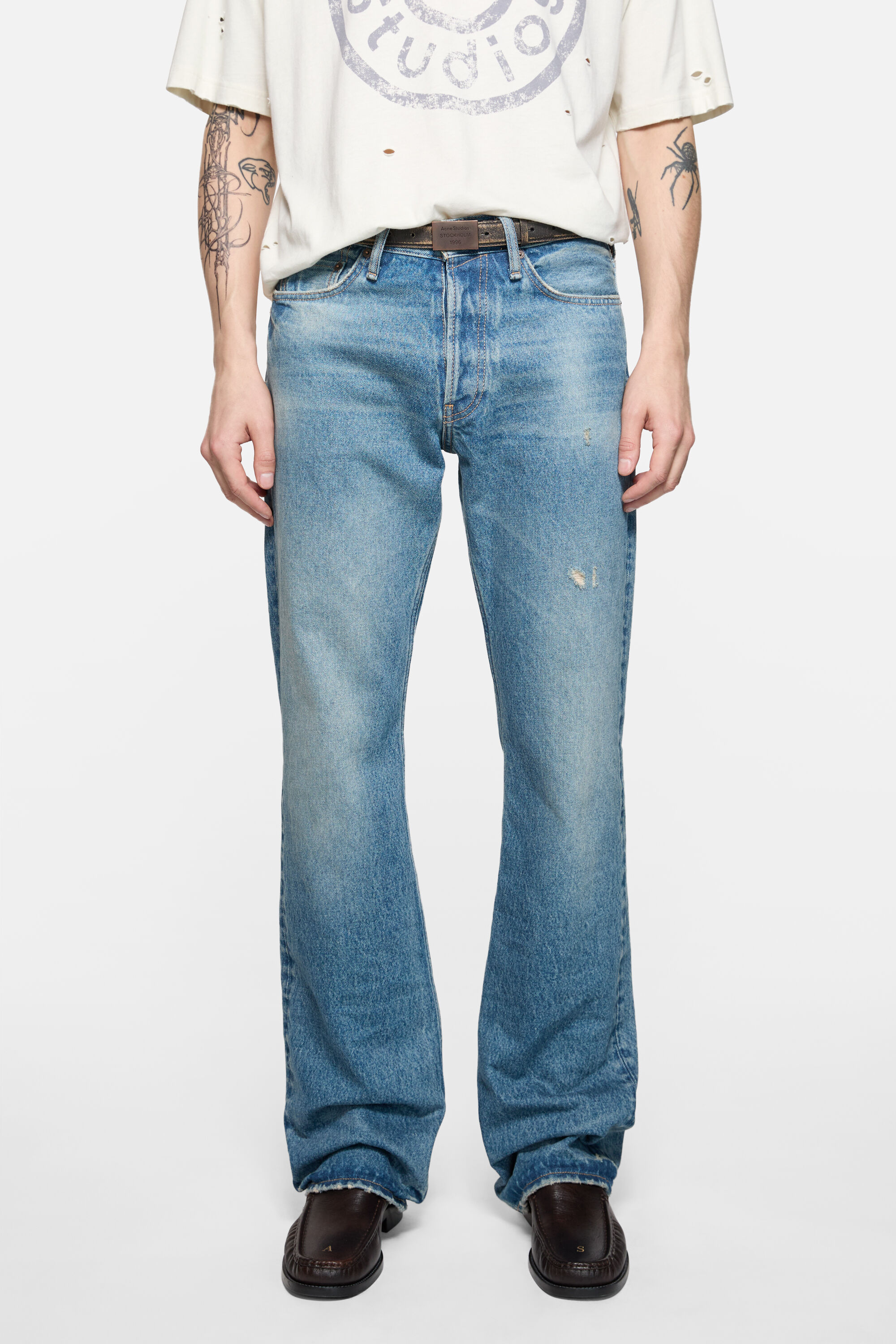 Acne Studios - Jeans mit regulärer Passform - 2010M - Mittelblau