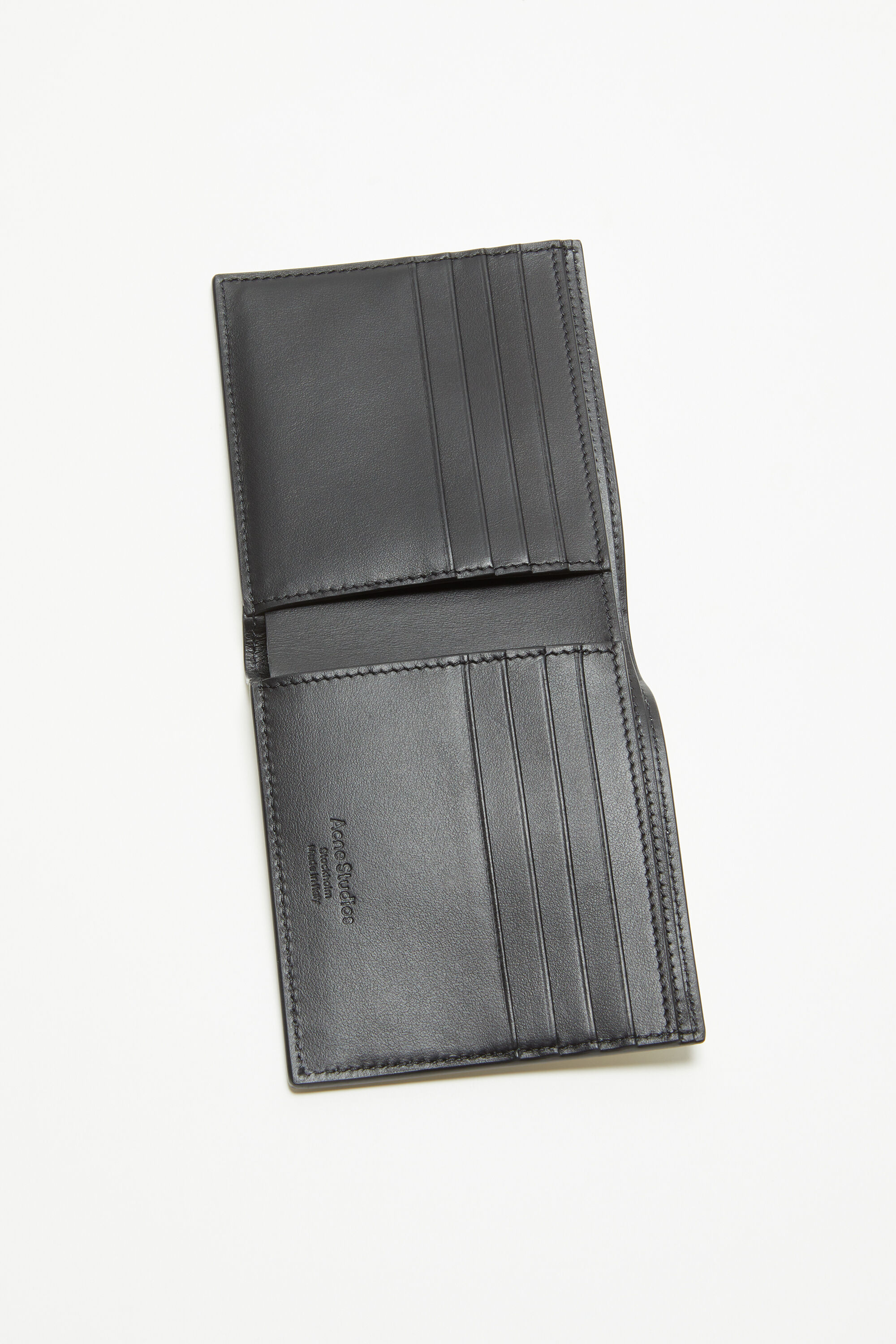 Acne Studios - Folded leather wallet - White