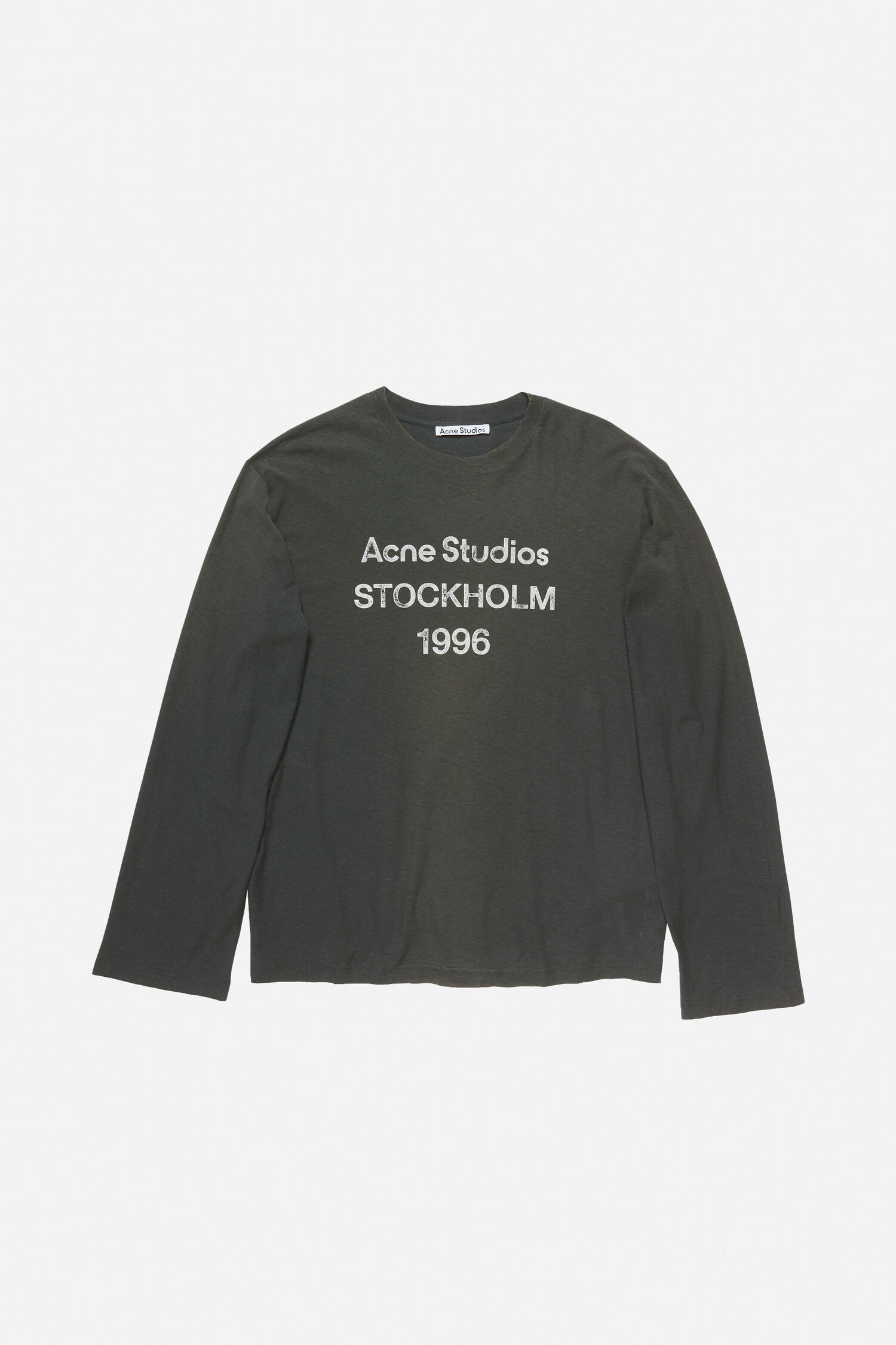Acne Studios - Logo t-shirt - Relaxed fit - Faded black
