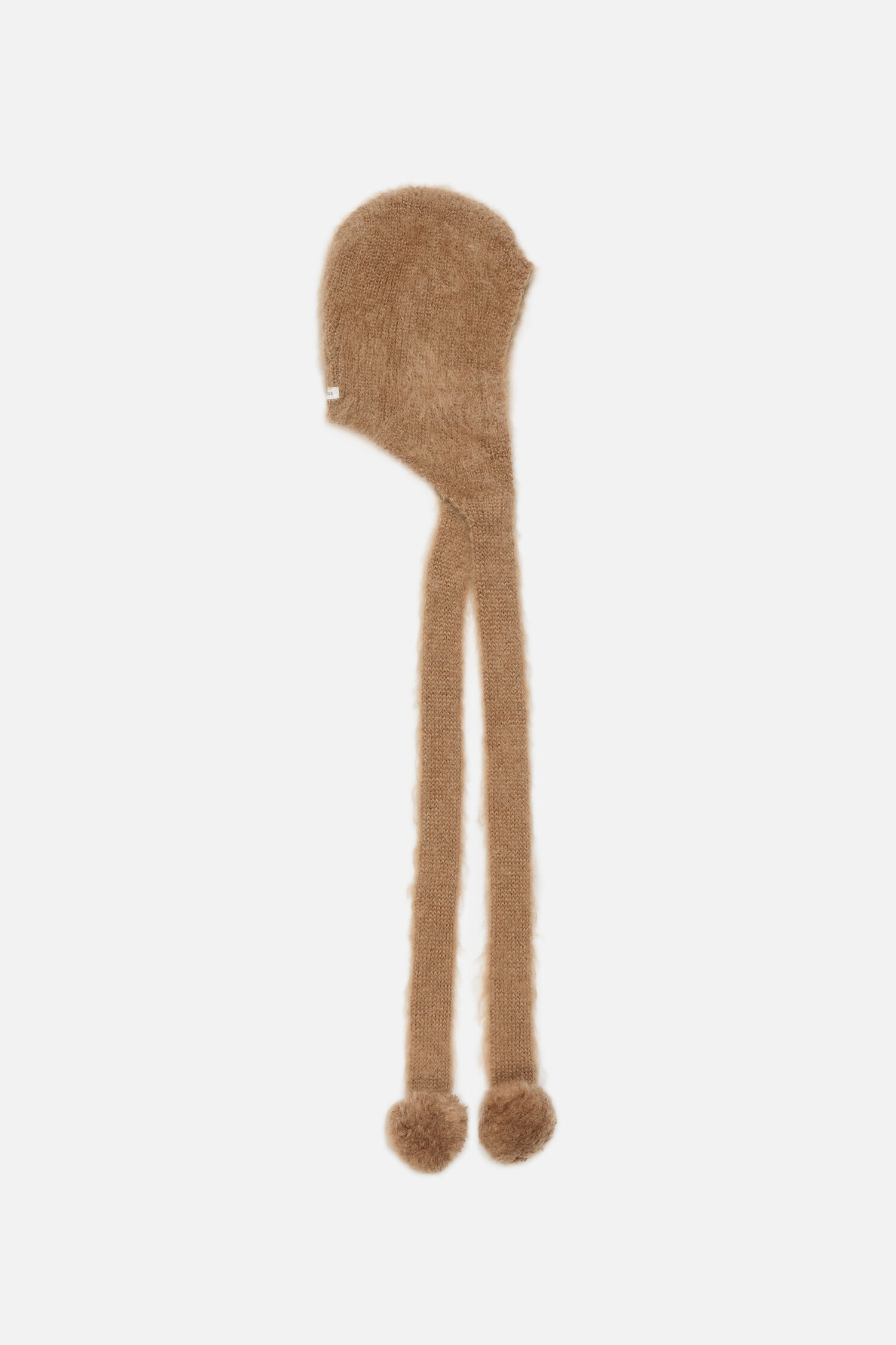 Acne Studios - Mohair cap with earflaps - Clay beige