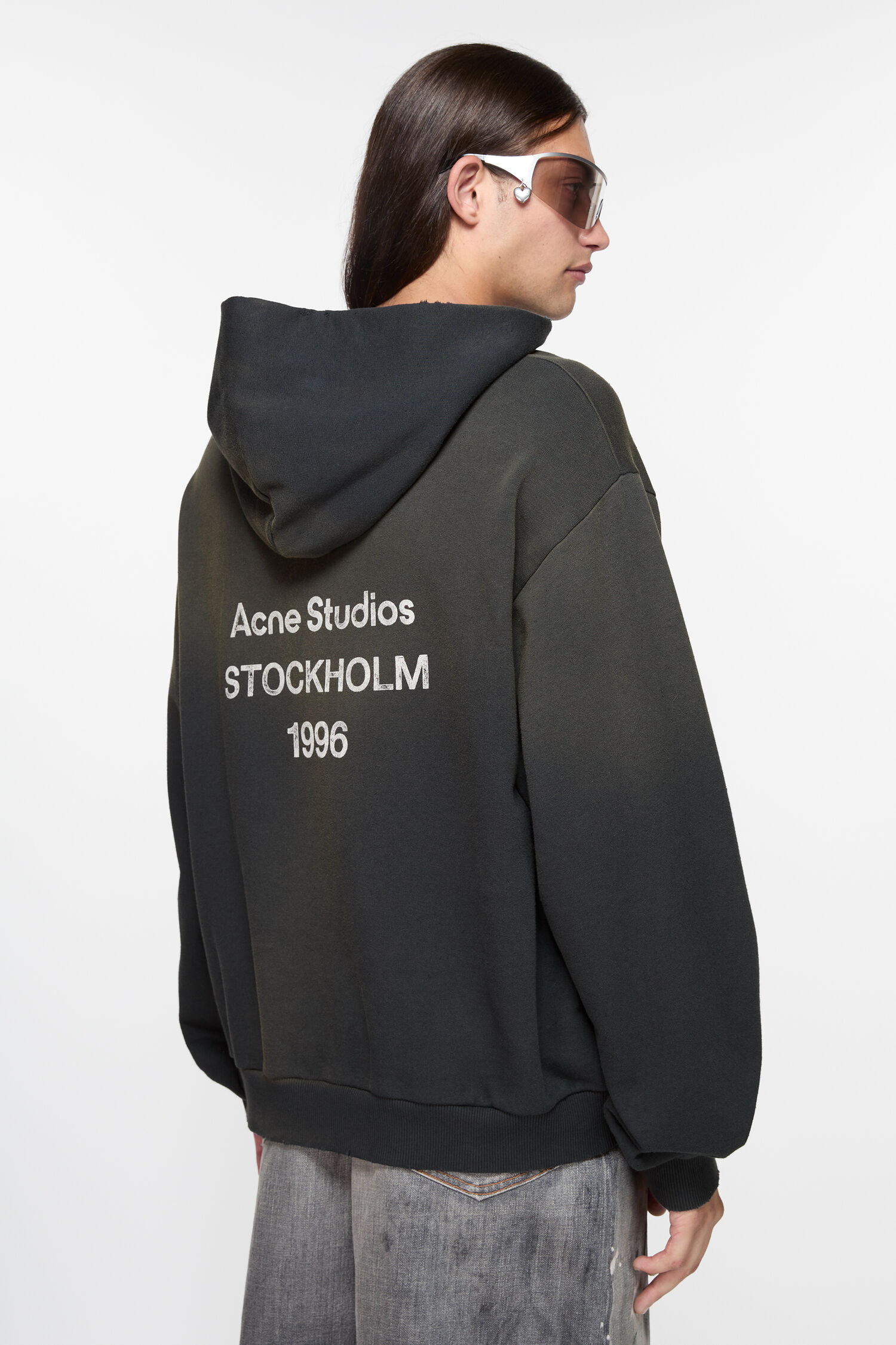 Acne Studios - Logo hooded sweater - Black