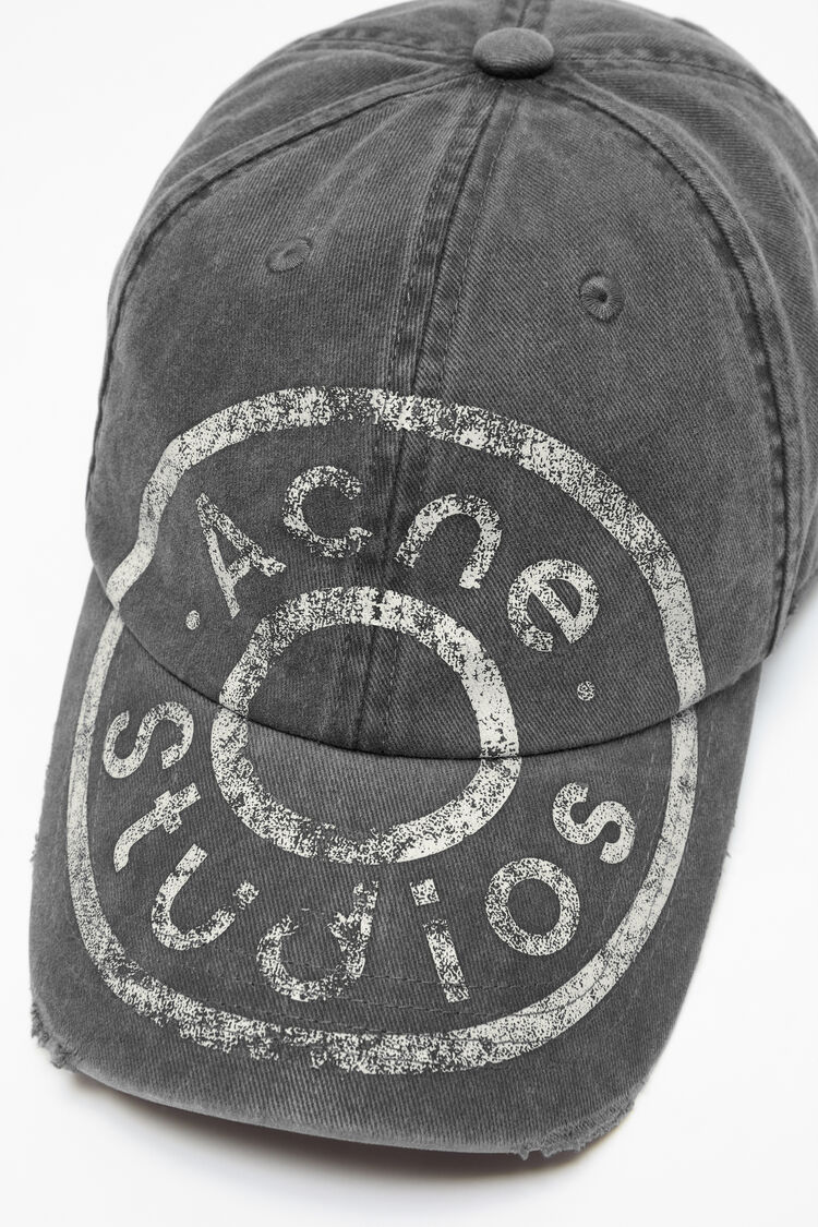 Acne Studios - Denim logo cap - Black