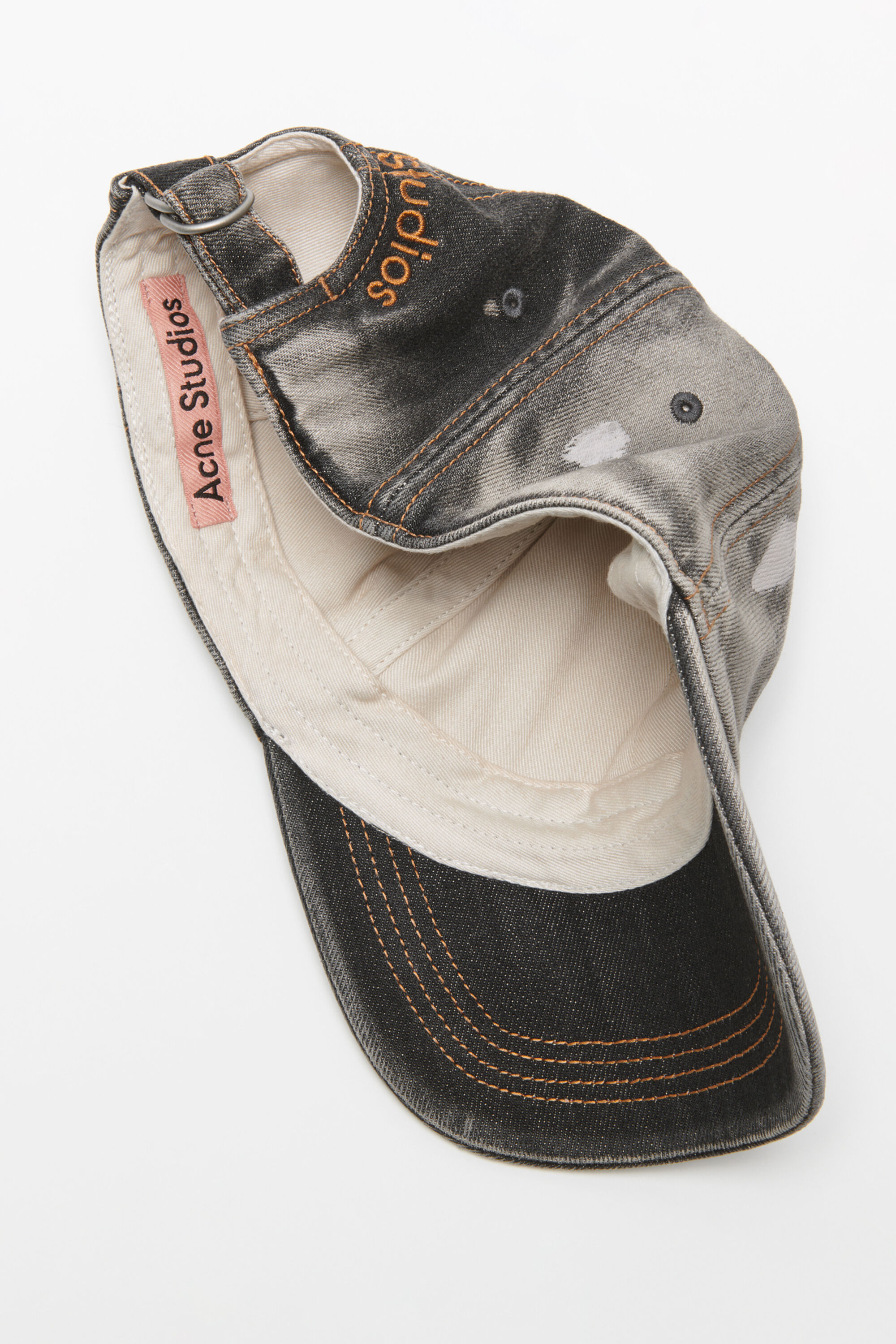 Acne Studios - Washed denim cap - Black