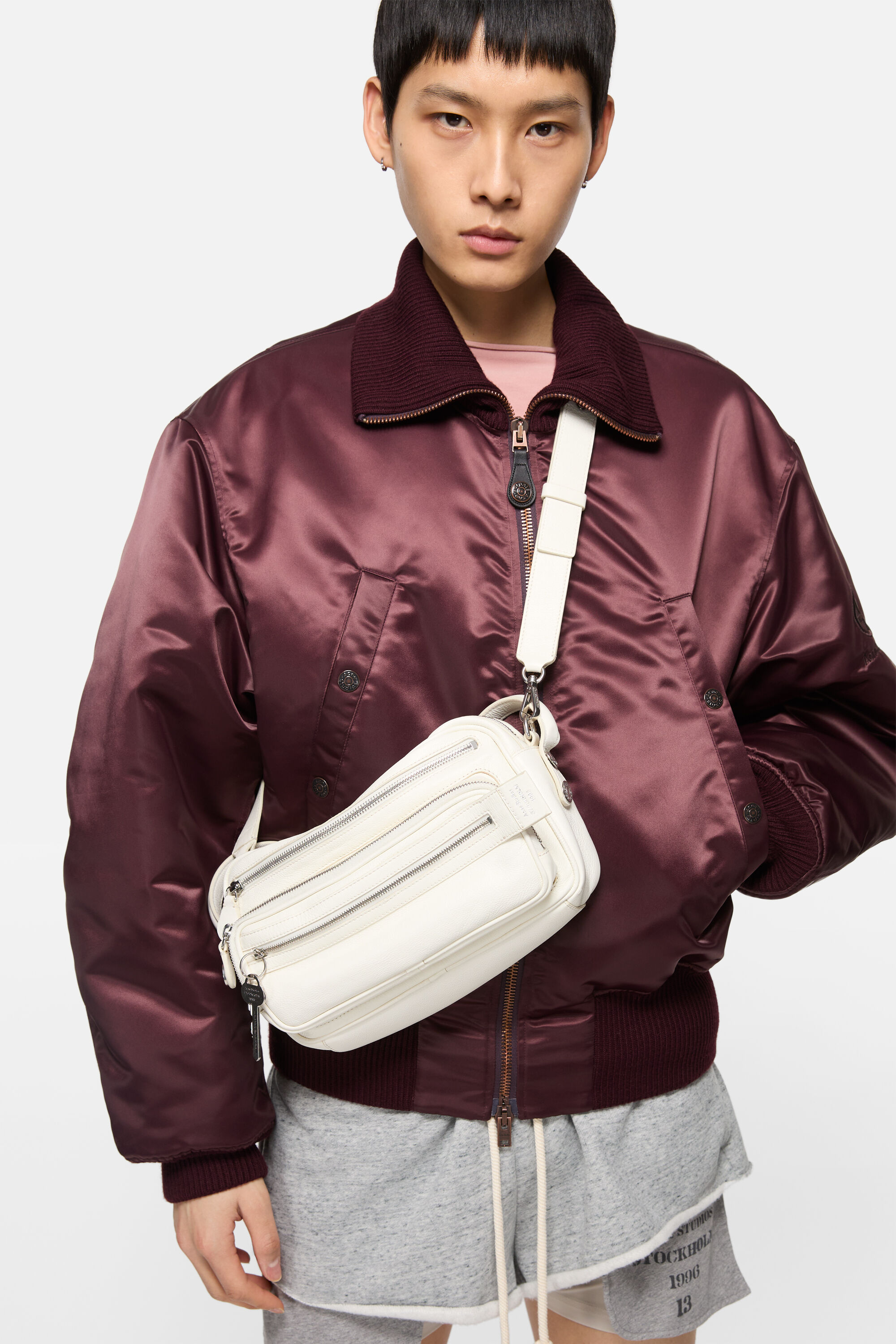 Acne Studios - Camero Party Shoulder Bag - Cream white