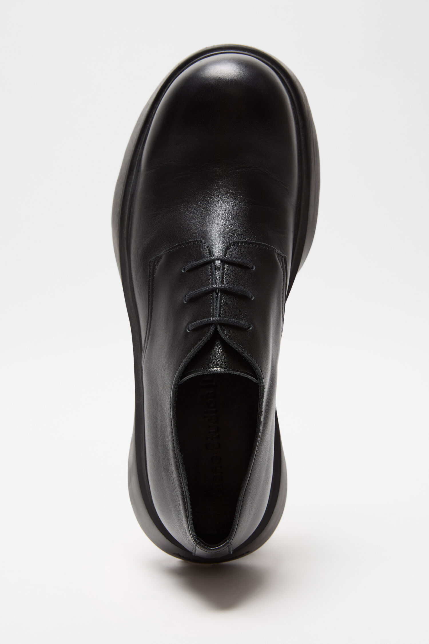 Acne Studios - Leather lace-up shoes - Black