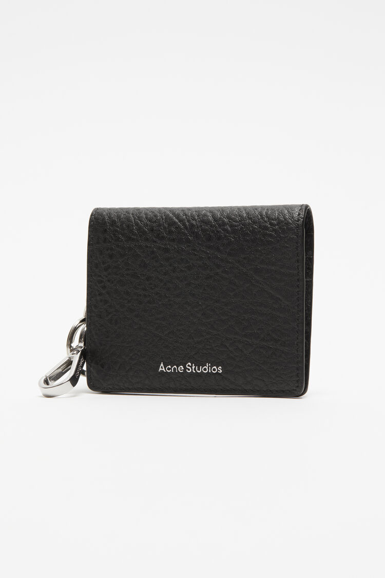 Acne Studios - Folded leather wallet - Black