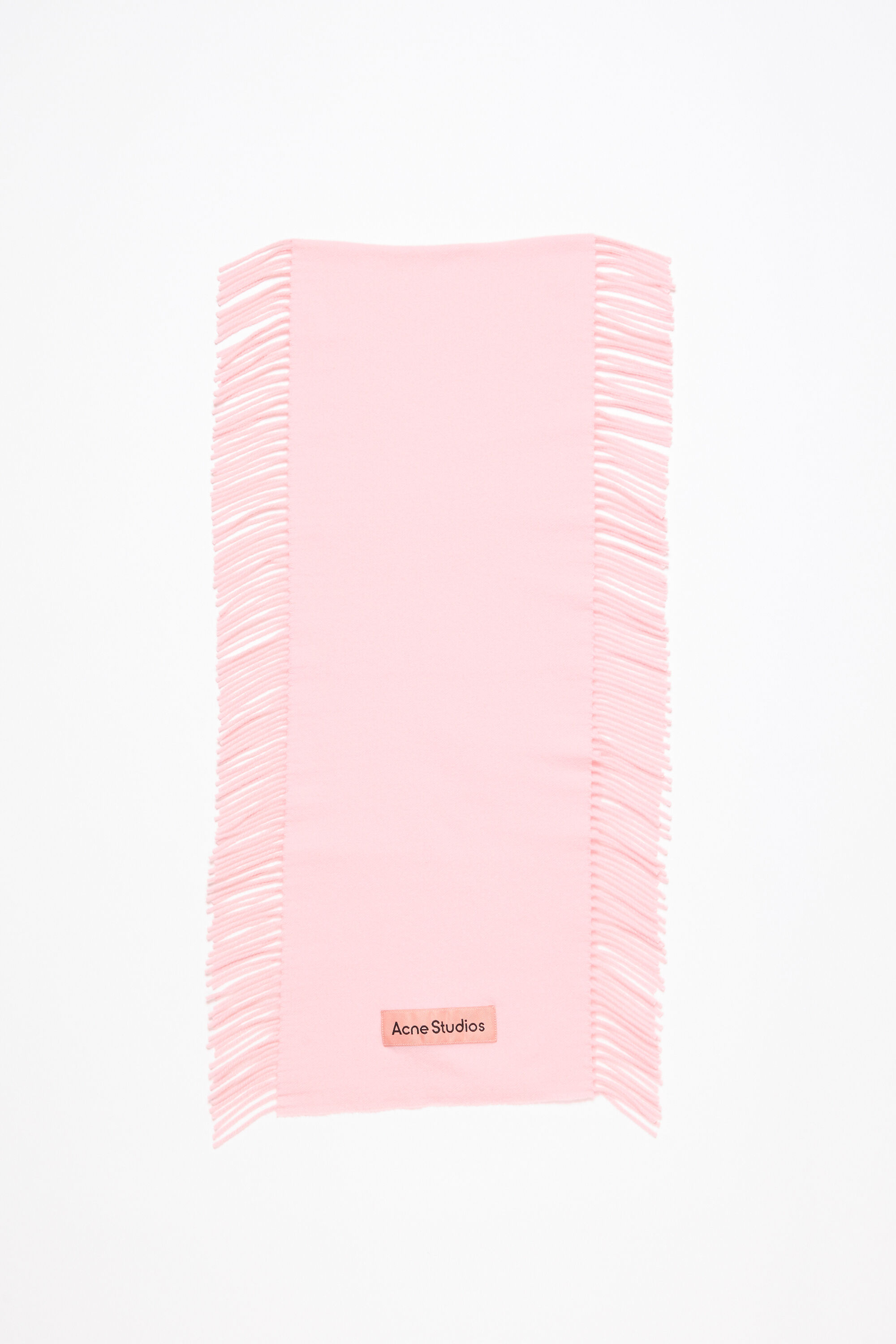 Acne Studios - Fringe wool scarf - Pink