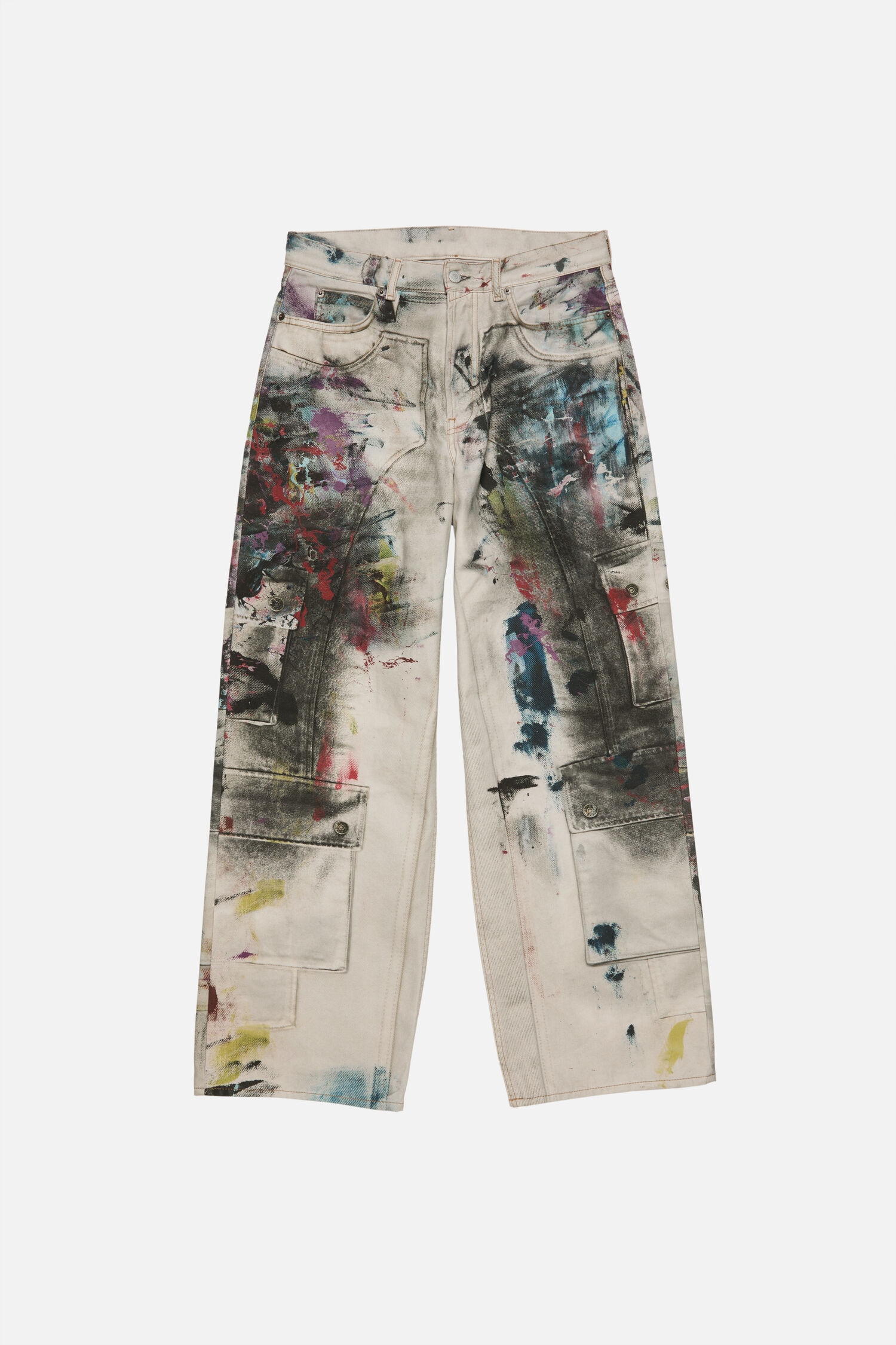 Acne Studios - Loose fit jeans - 1981 - White/multi