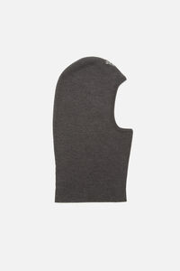 Acne Studios - Wool logo balaclava - Anthracite grey