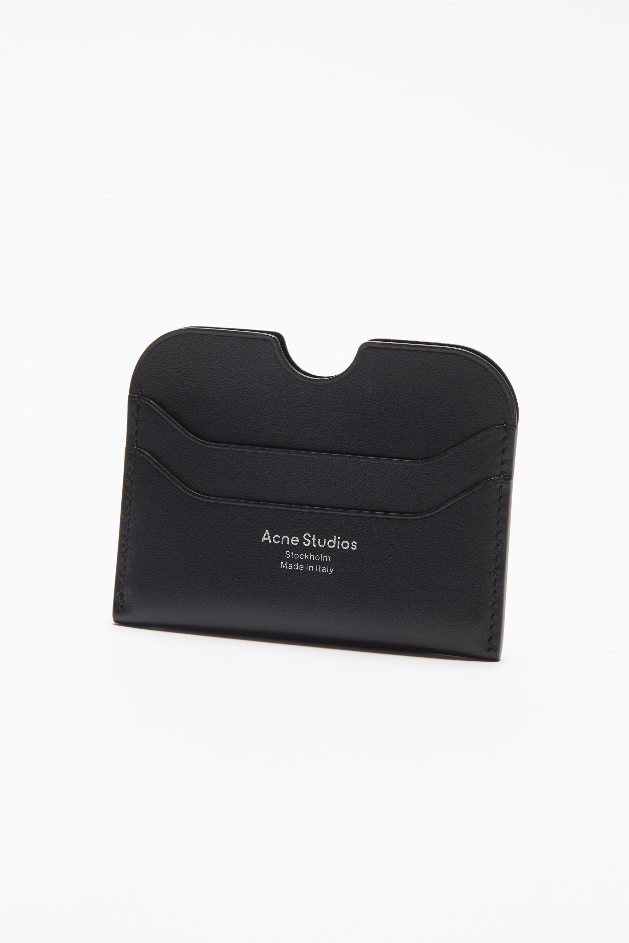 Acne Studios - Leather card holder - Black