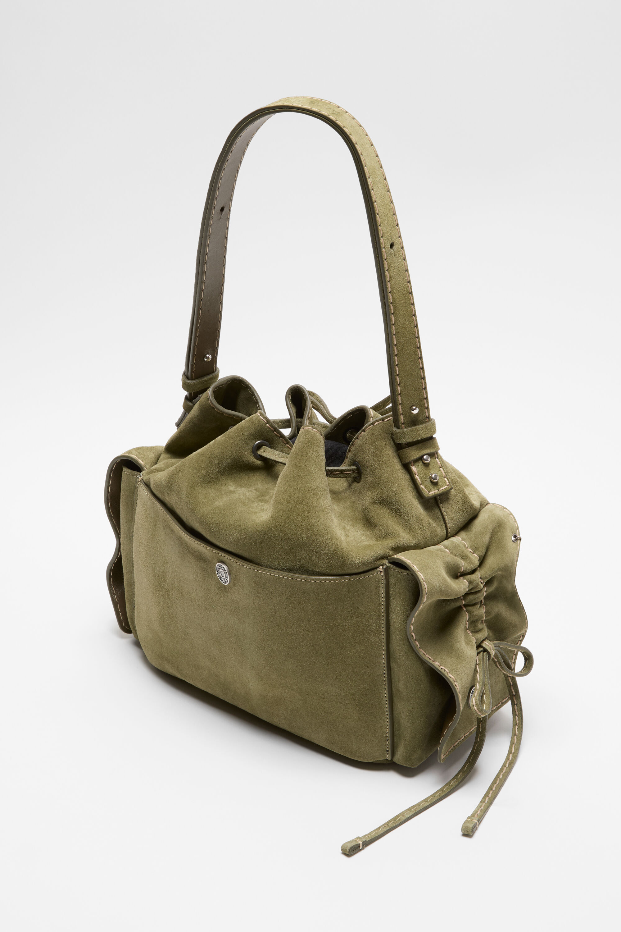 Acne Studios - Multipocket Bucket Bag - Herb green