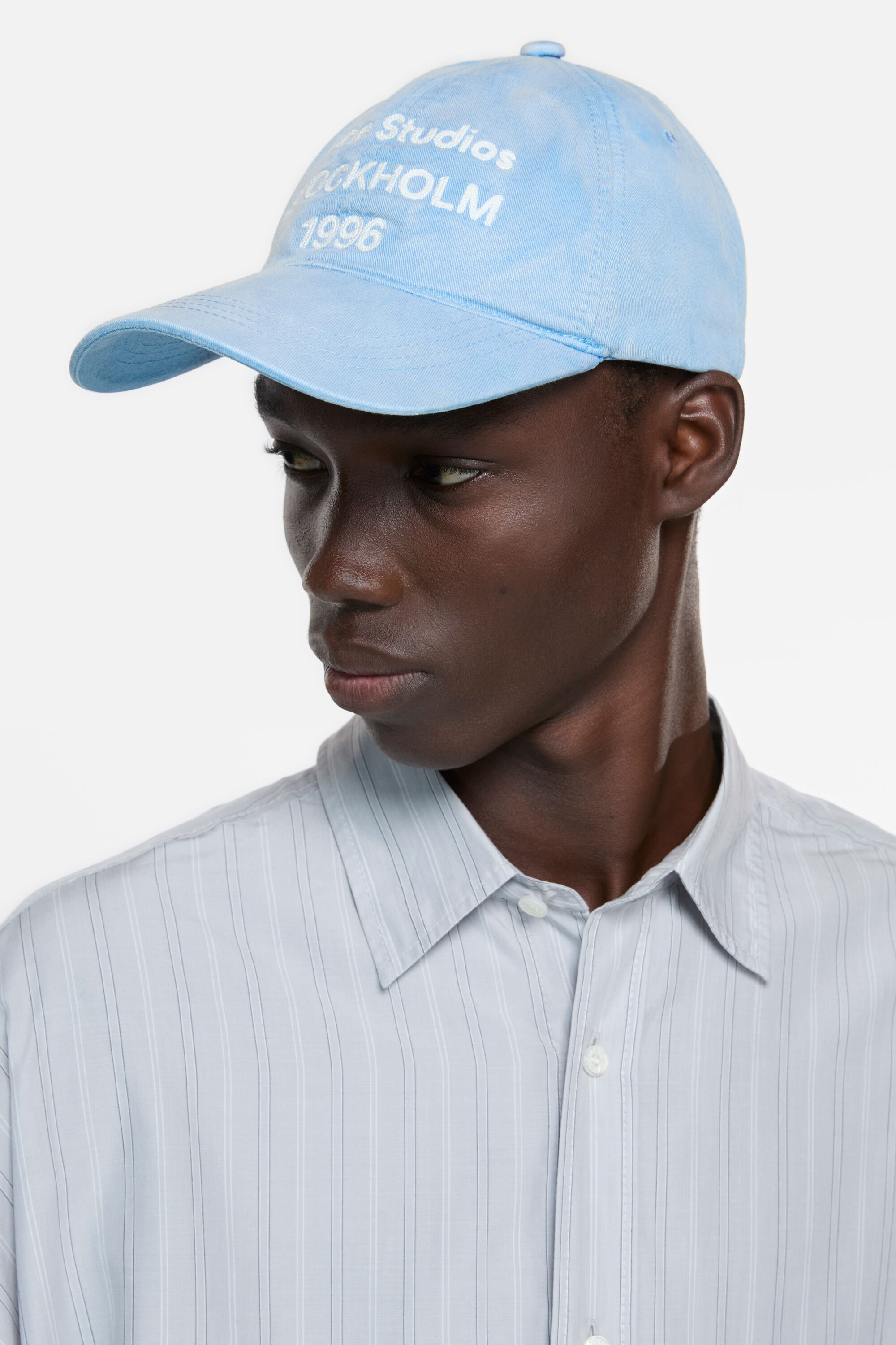 Acne Studios - Logo cap - Cornflower blue