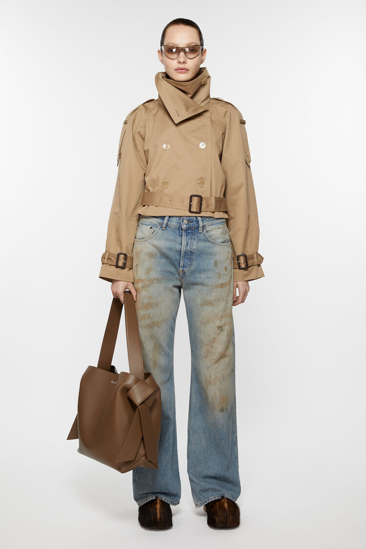 Acne Studios - Musubi midi shoulder bag - Camel brown