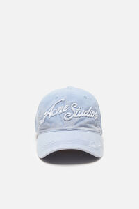 Acne Studios - Embroidered logo cap - Dusty blue