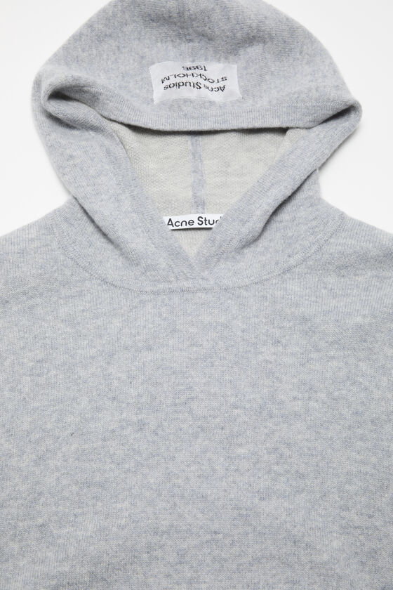 Acne Studios - Cashmere hooded sweater - Cold grey melange