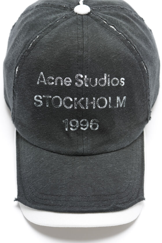 Acne Studios - Logo stamp cap - Black