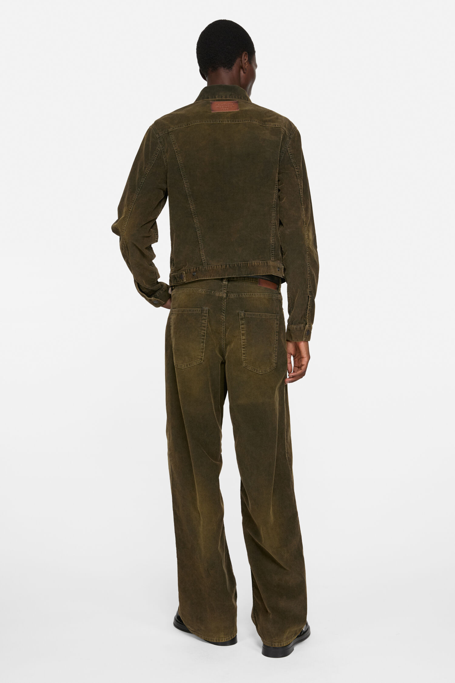 Acne Studios - Corduroy trousers - Olive green