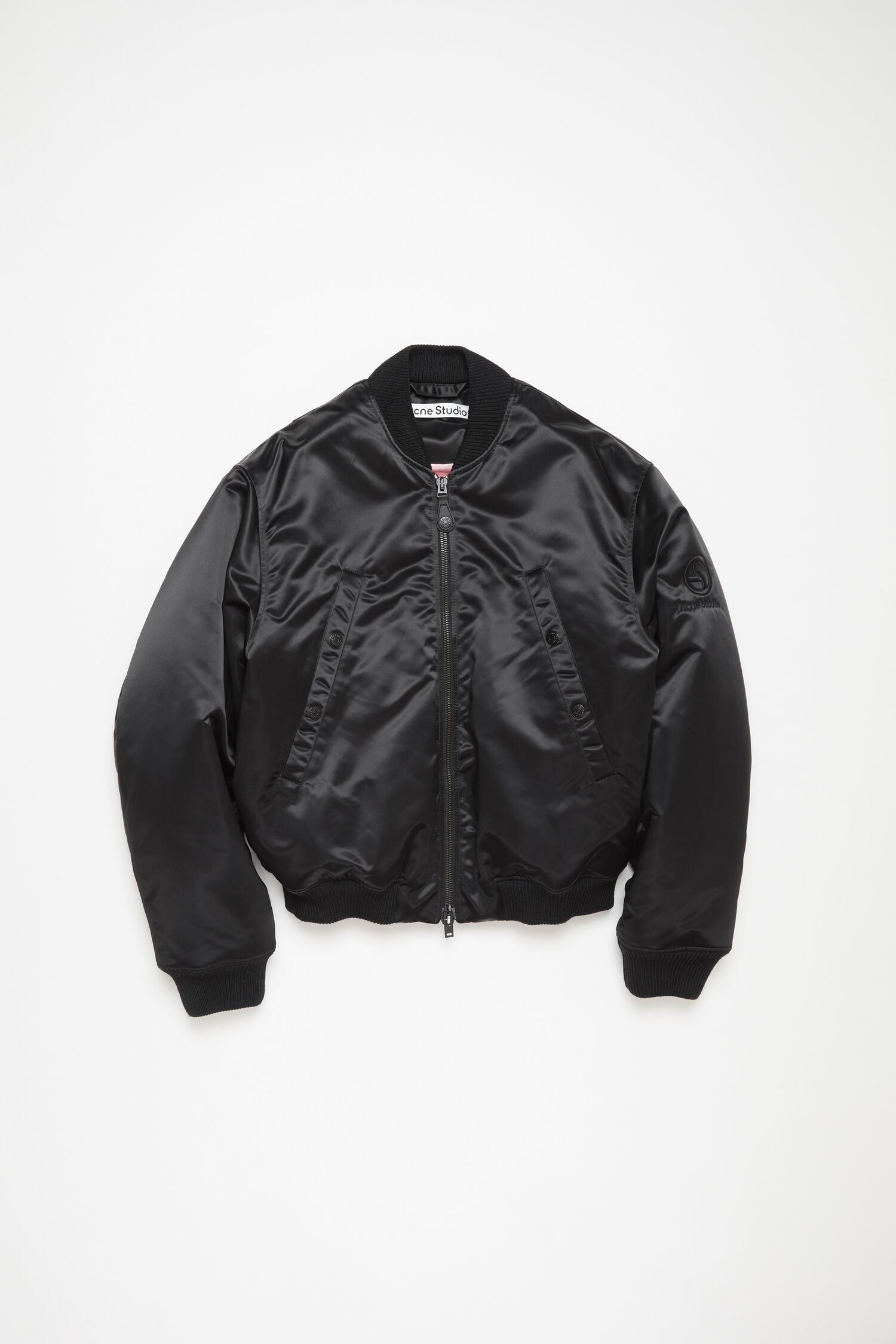 Acne Studios - Bomber jacket logogram - Black