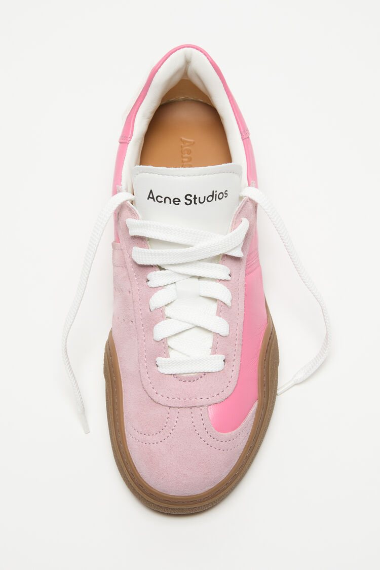 Acne Studios - Lace-up sneakers - Multi pink