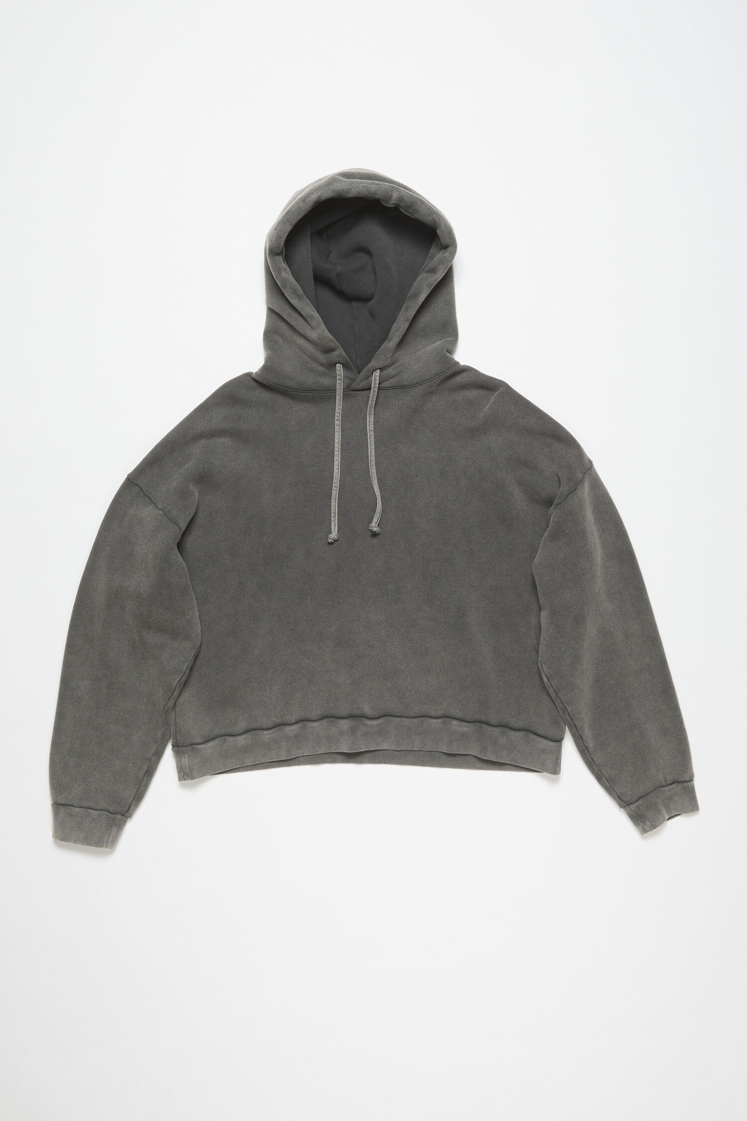 Acne Studios - Rubber stamp logo hoodie - Faded black