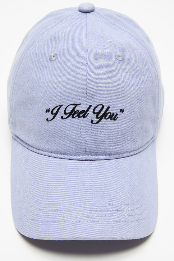 Acne Studios - Logo cap - Dusty blue