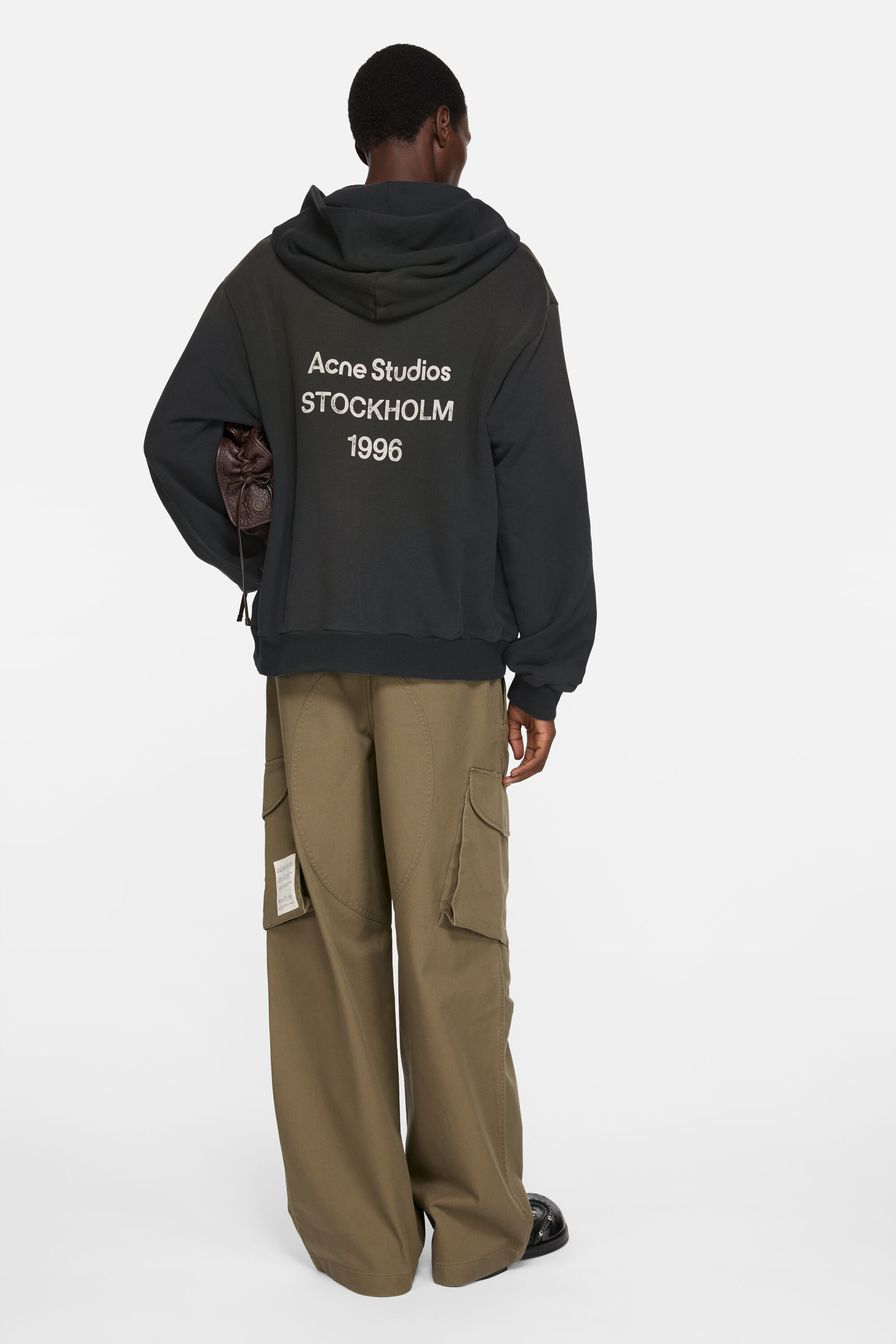 Acne Studios - Logo hooded sweater - Black