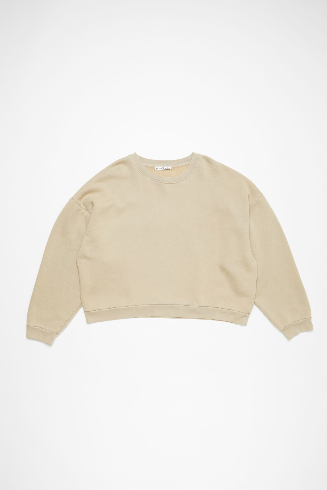 Acne Studios - Sweater logo patch - Concrete grey