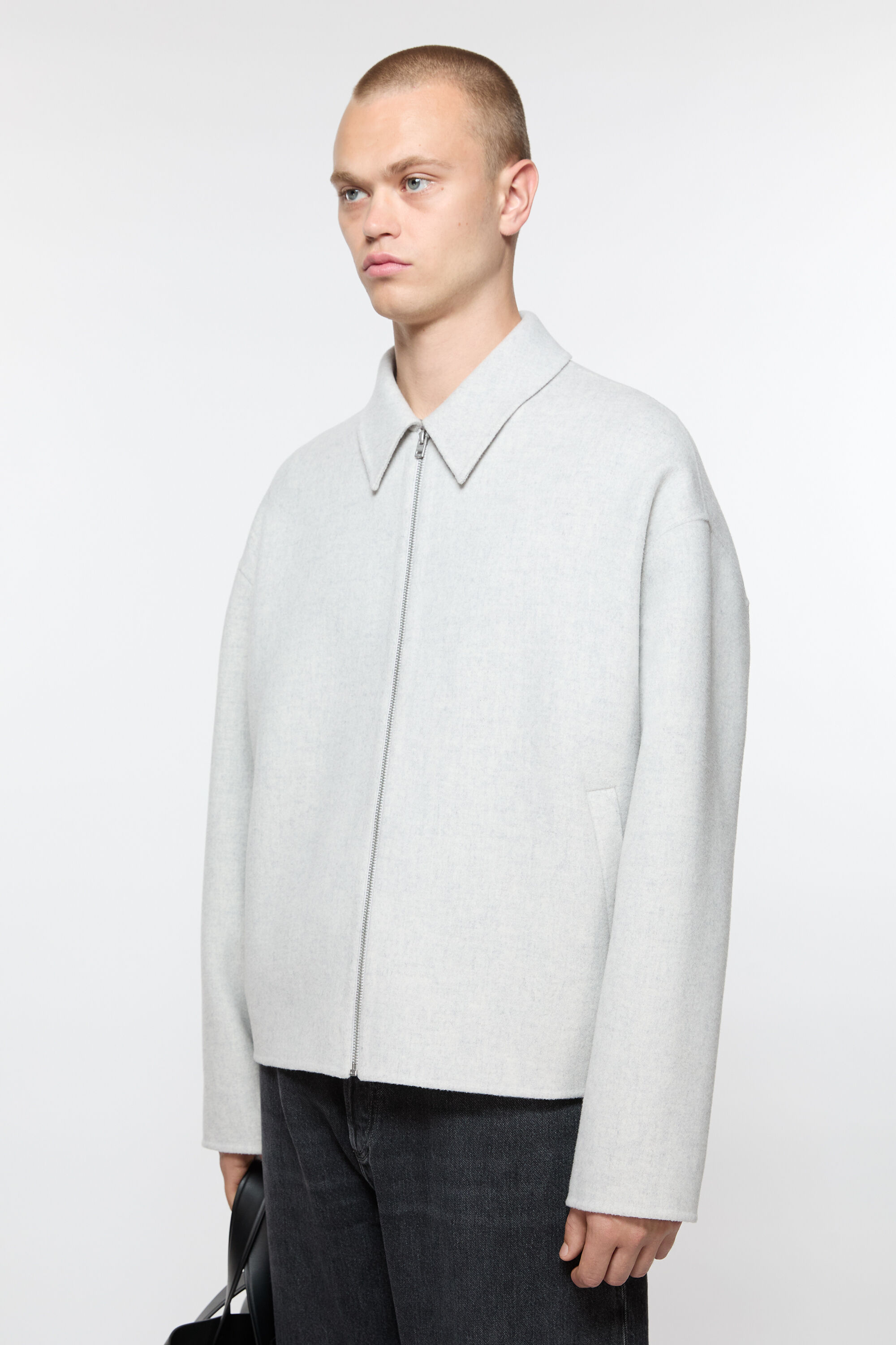 Acne Studios - Wool jacket - Light Grey Melange
