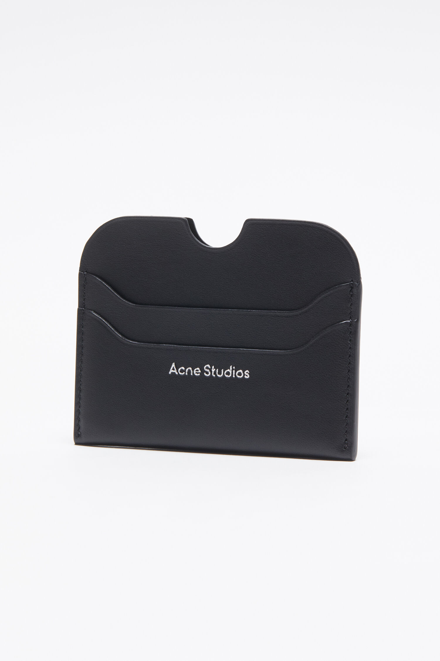 Acne Studios - Leather card holder - Black