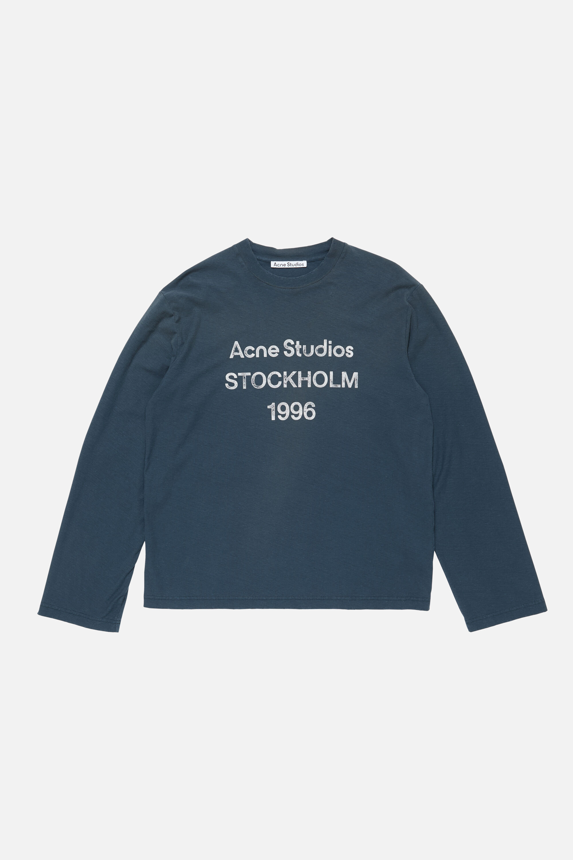 Acne Studios - Logo t-shirt - Relaxed fit - Deep blue