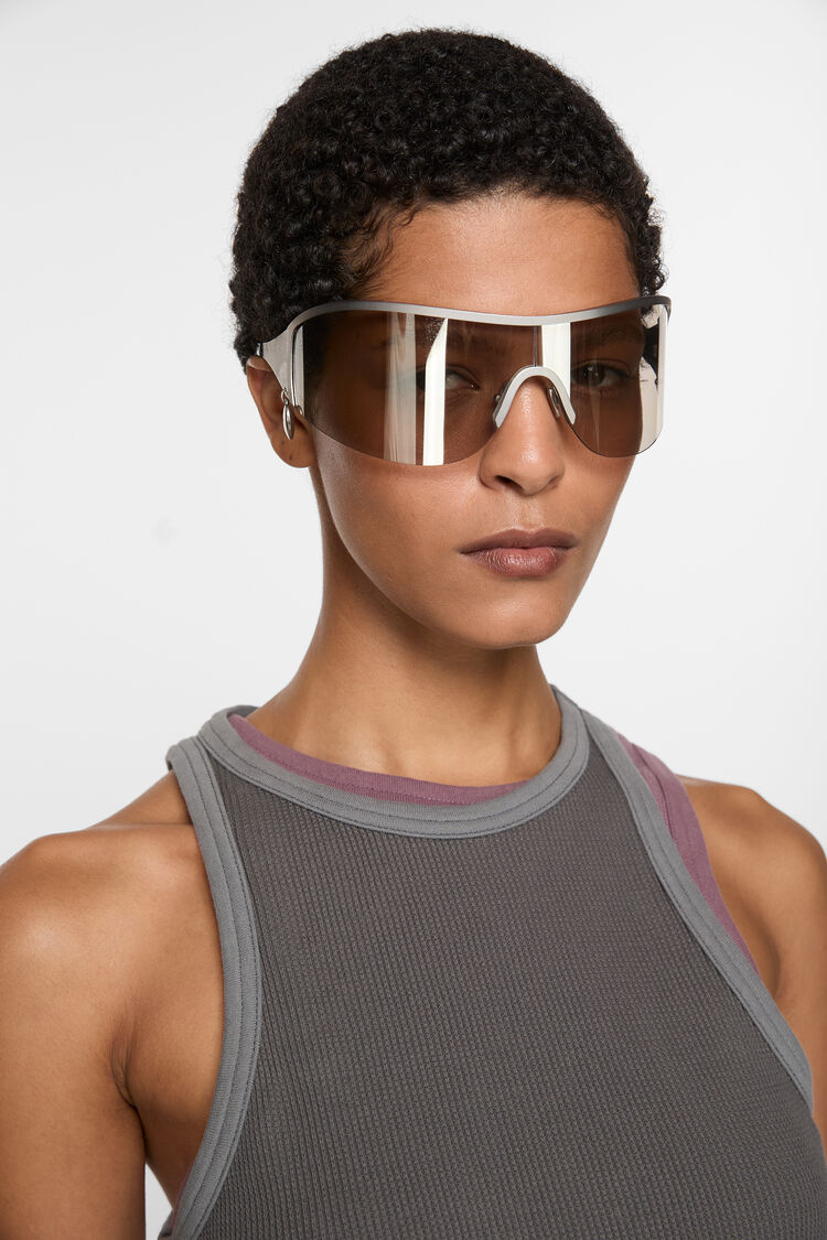 Acne Studios - Metal frame sunglasses - Silver/transparent