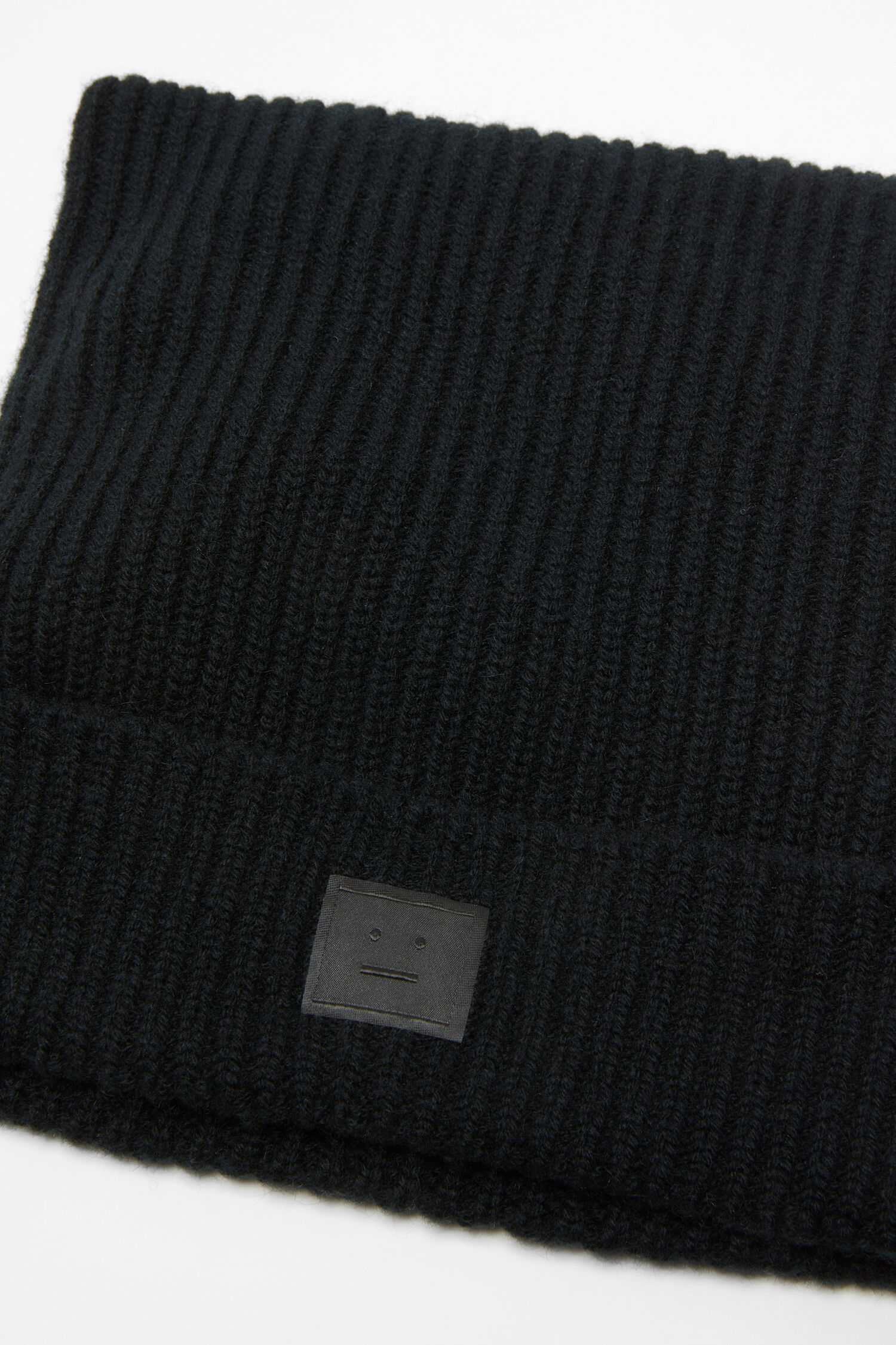 Acne Studios - Face logo square beanie - Black