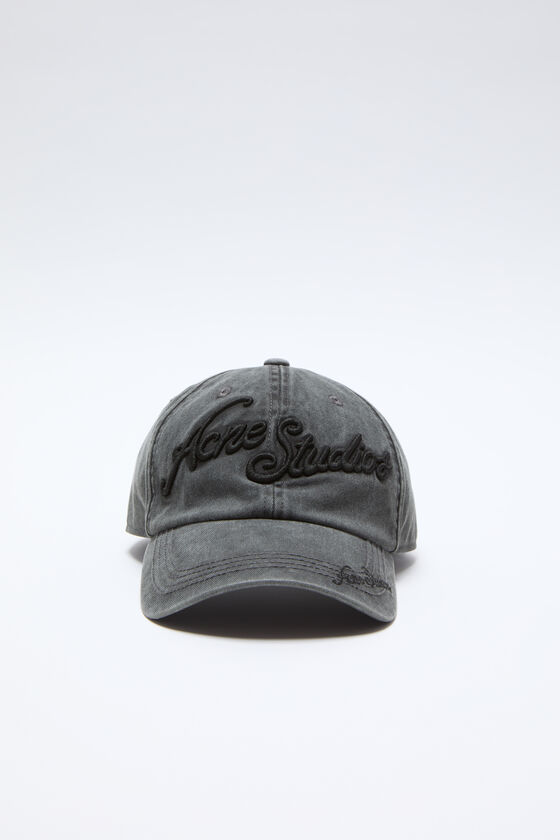 Acne Studios - Logo cap - Faded black
