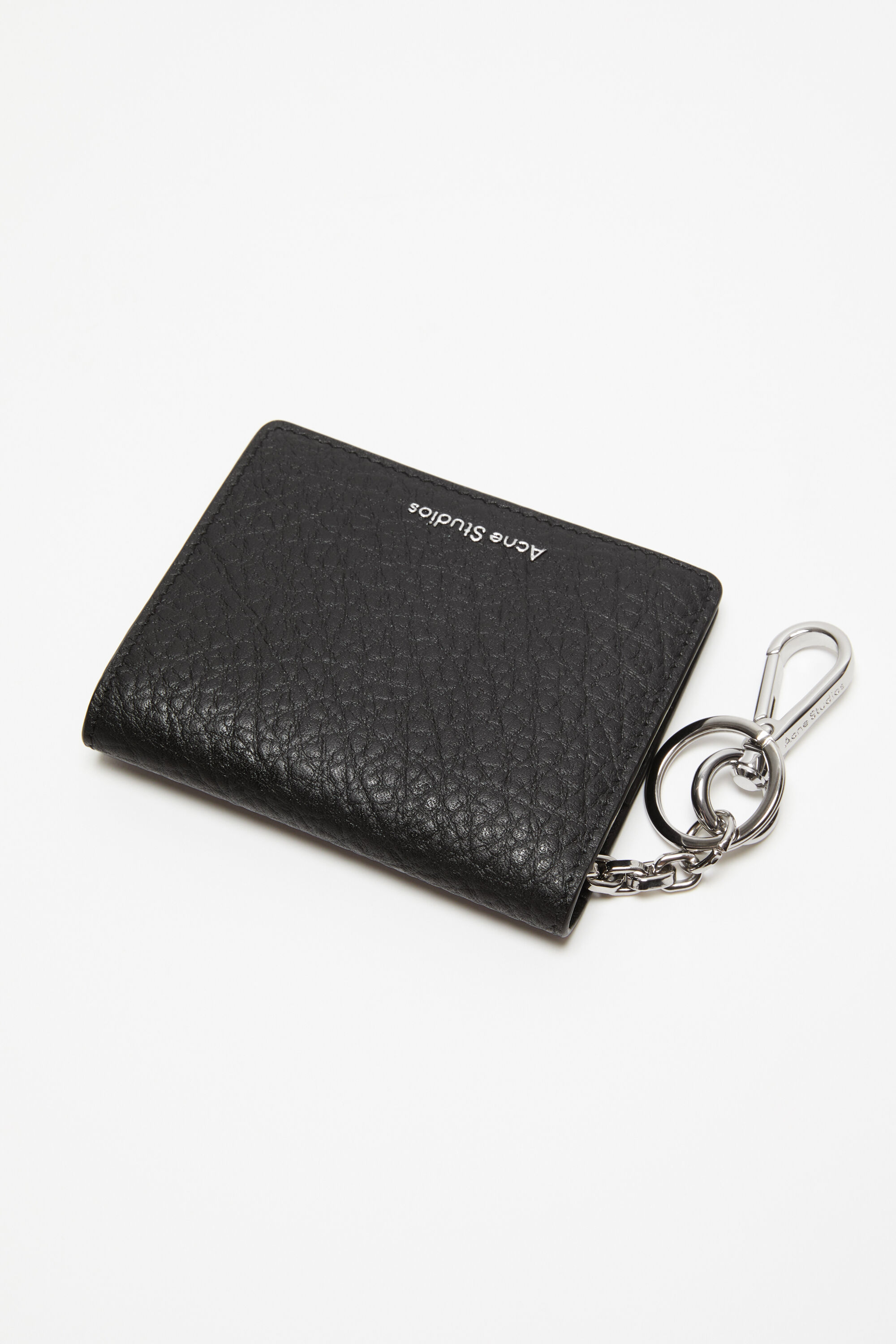 Acne Studios - Folded leather wallet - Black