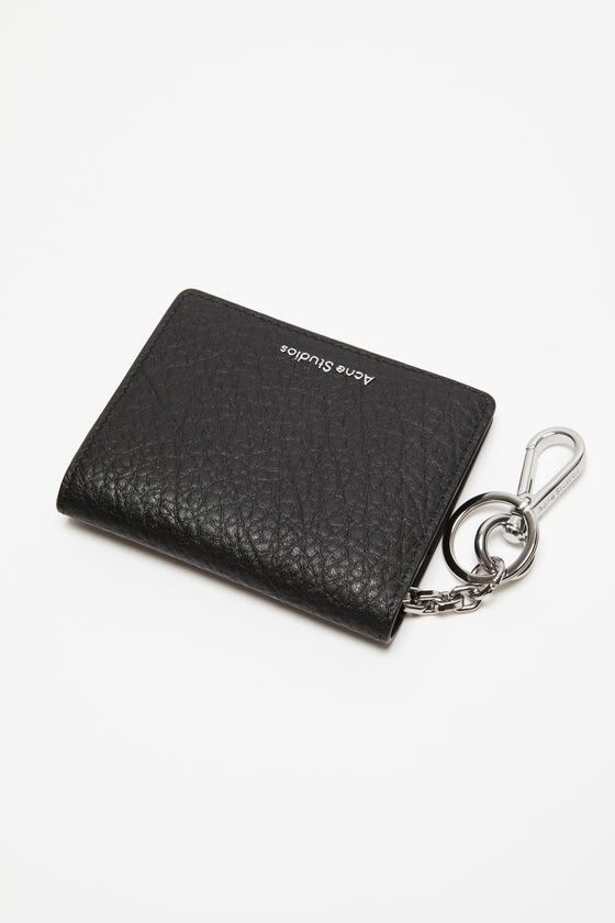 Acne Studios - Folded leather wallet - Black