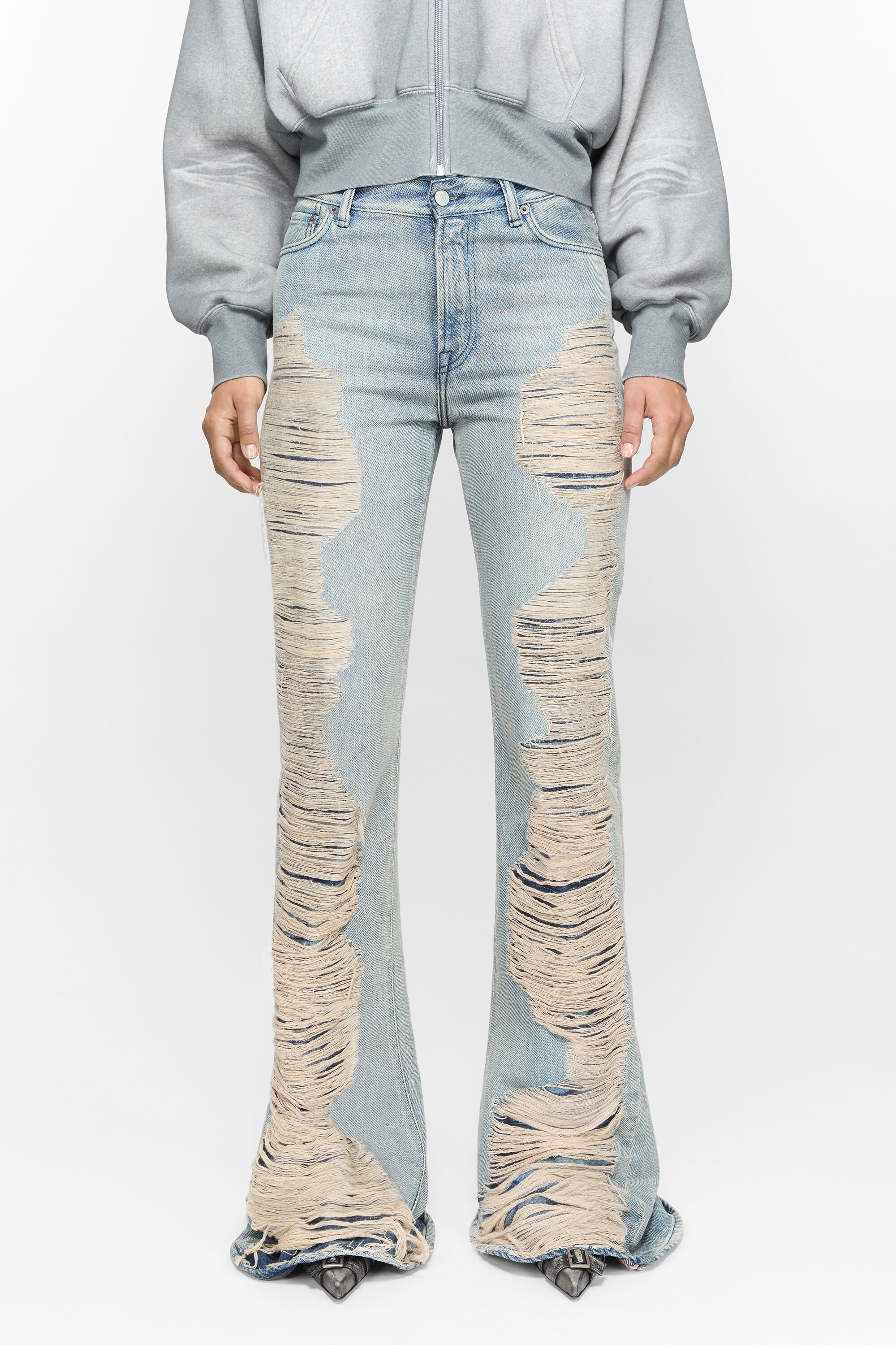 Acne Studios - Regular bootcut fit jeans - 2024F - Mid blue