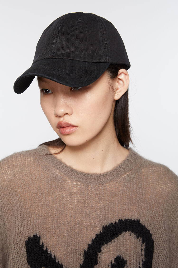 Acne Studios - Cotton twill cap - Black