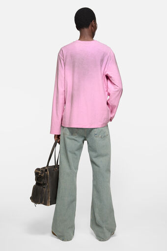 Acne Studios - Sprayed 1996 logo t-shirt - Cotton candy pink