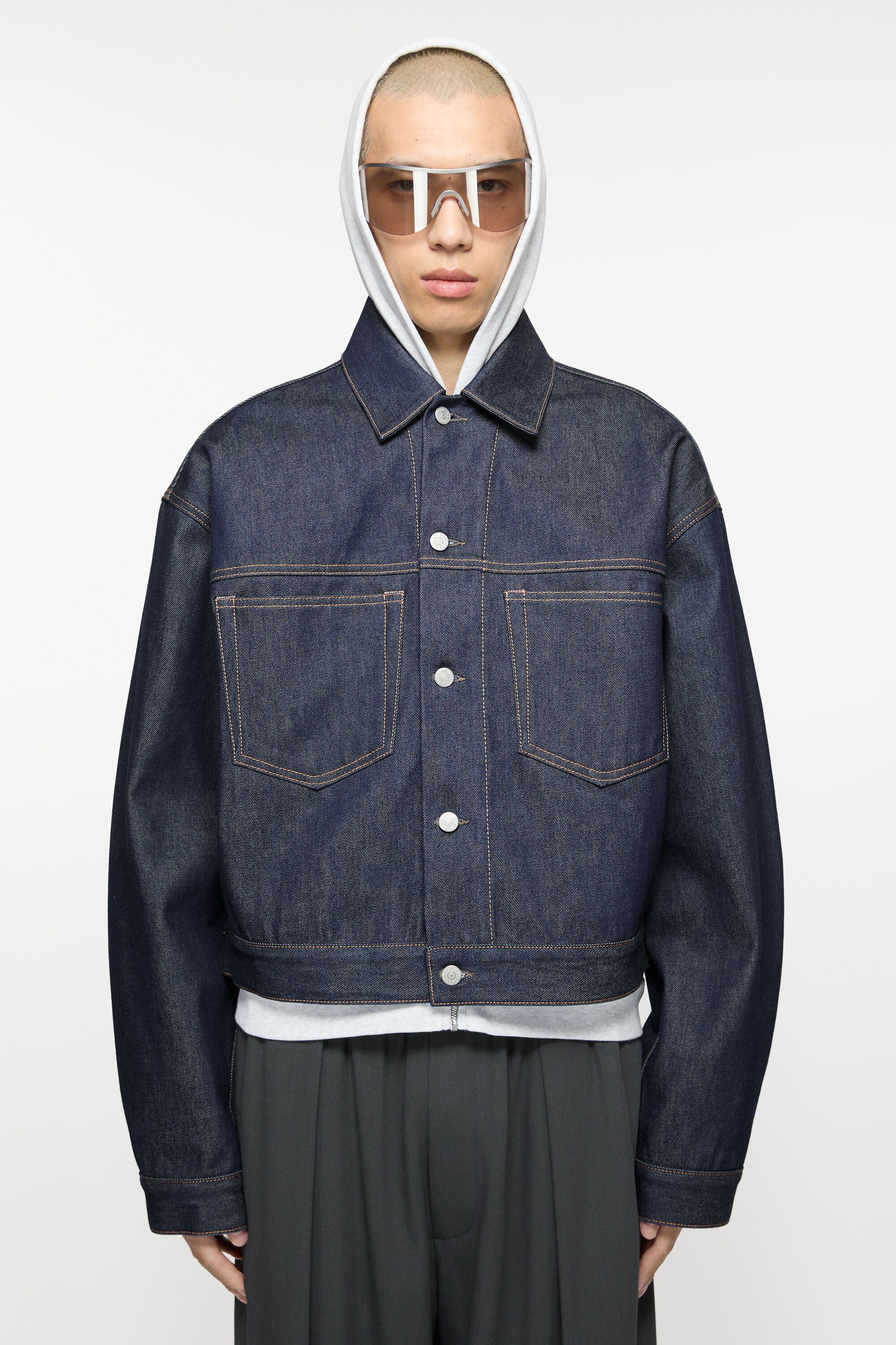 Acne Studios - Denim jacket - Boxy fit - Indigo blue